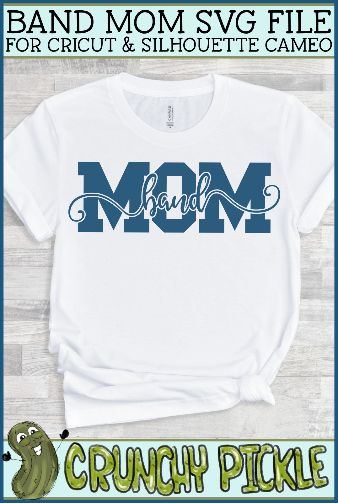 Knockout Band Mom SVG File