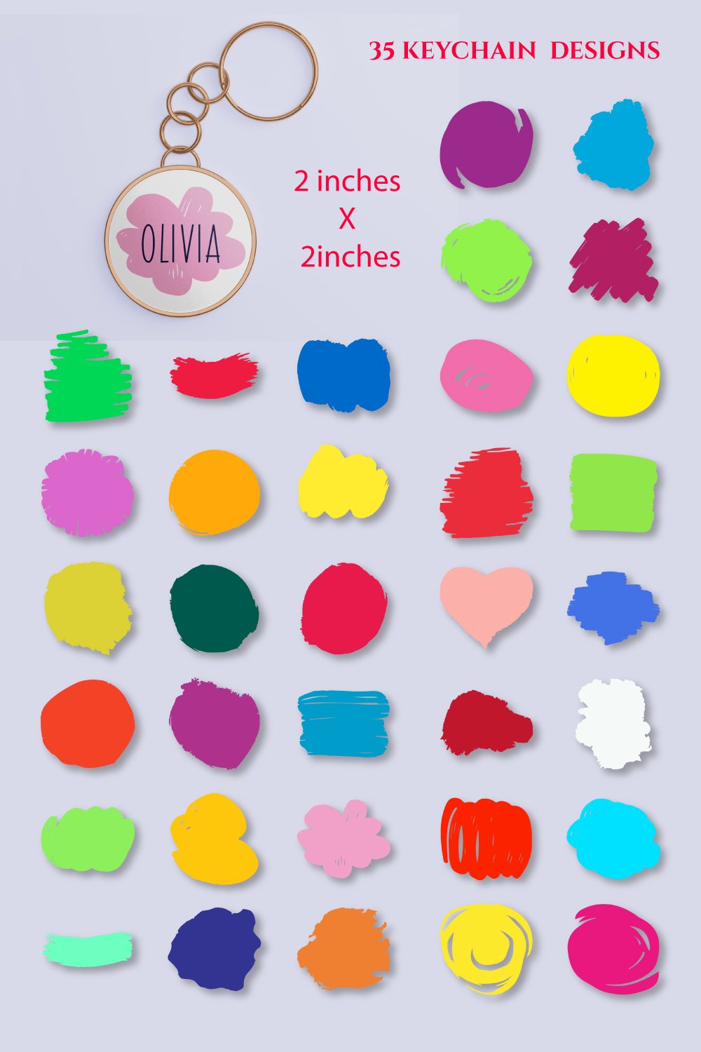 Keychain bundle. Keychain svg. Keychain designs