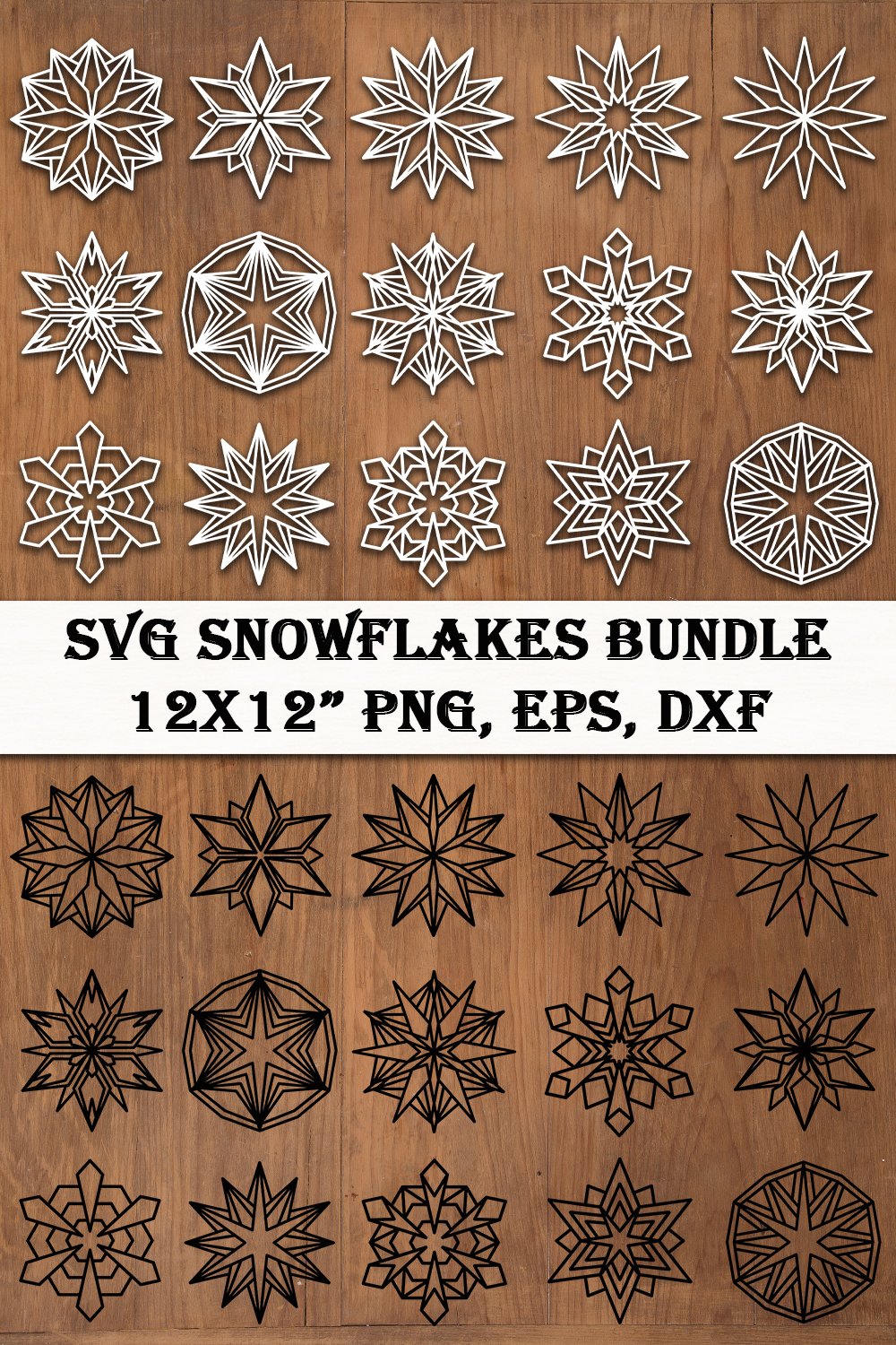 Snowflake SVG Bundle | Snow Flake Paper Cut Files