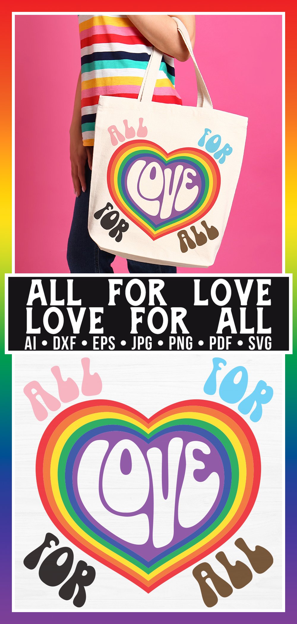 All for love love for all SVG
