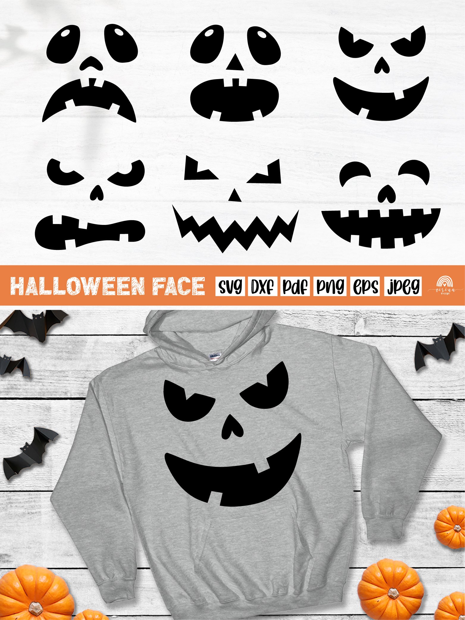 Halloween Faces Svg, Halloween Clip Art, pumpkin faces svg