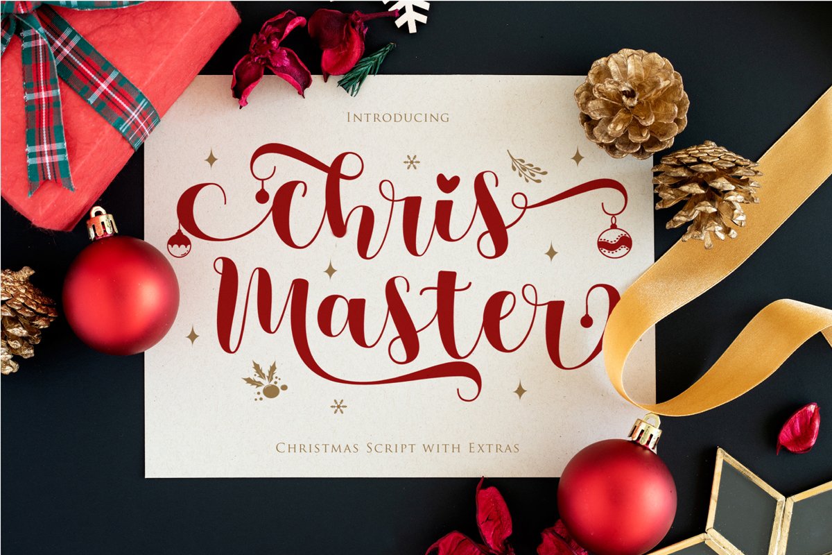 Chrismaster - Script Fonts