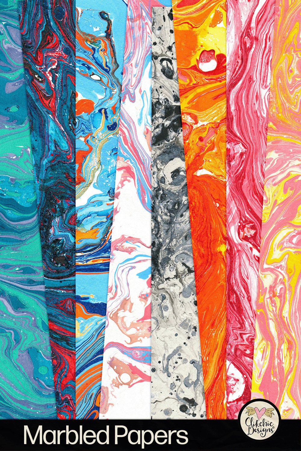 Marbled Background Paper Textures