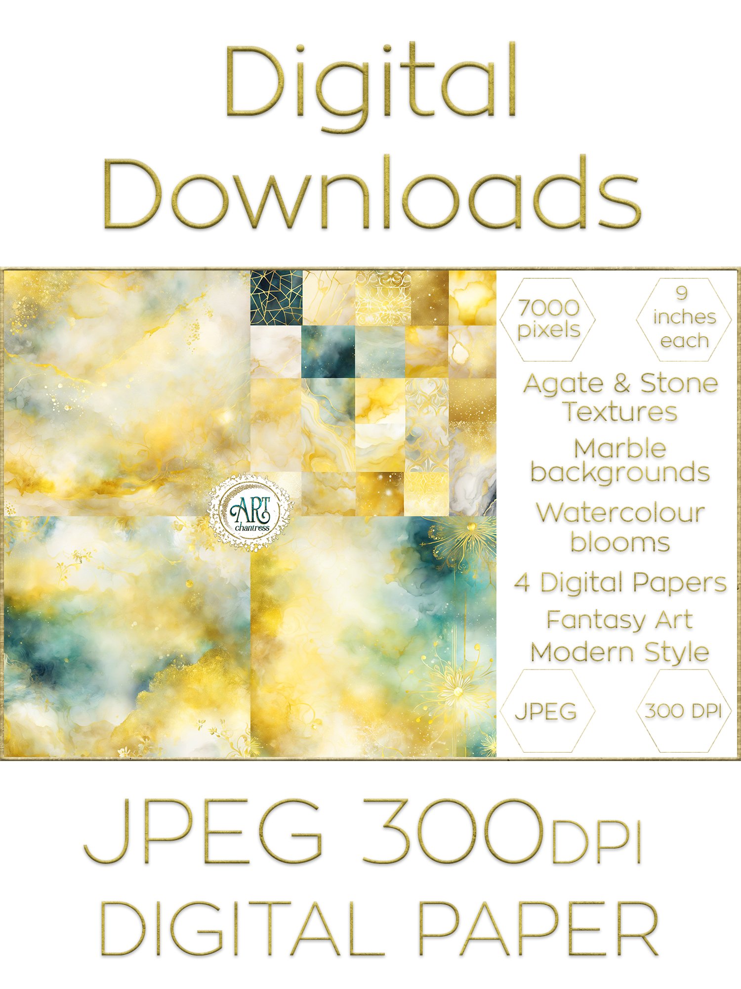 Acrylic Ink Art Magic Watercolor Blooms Digital (3687072)