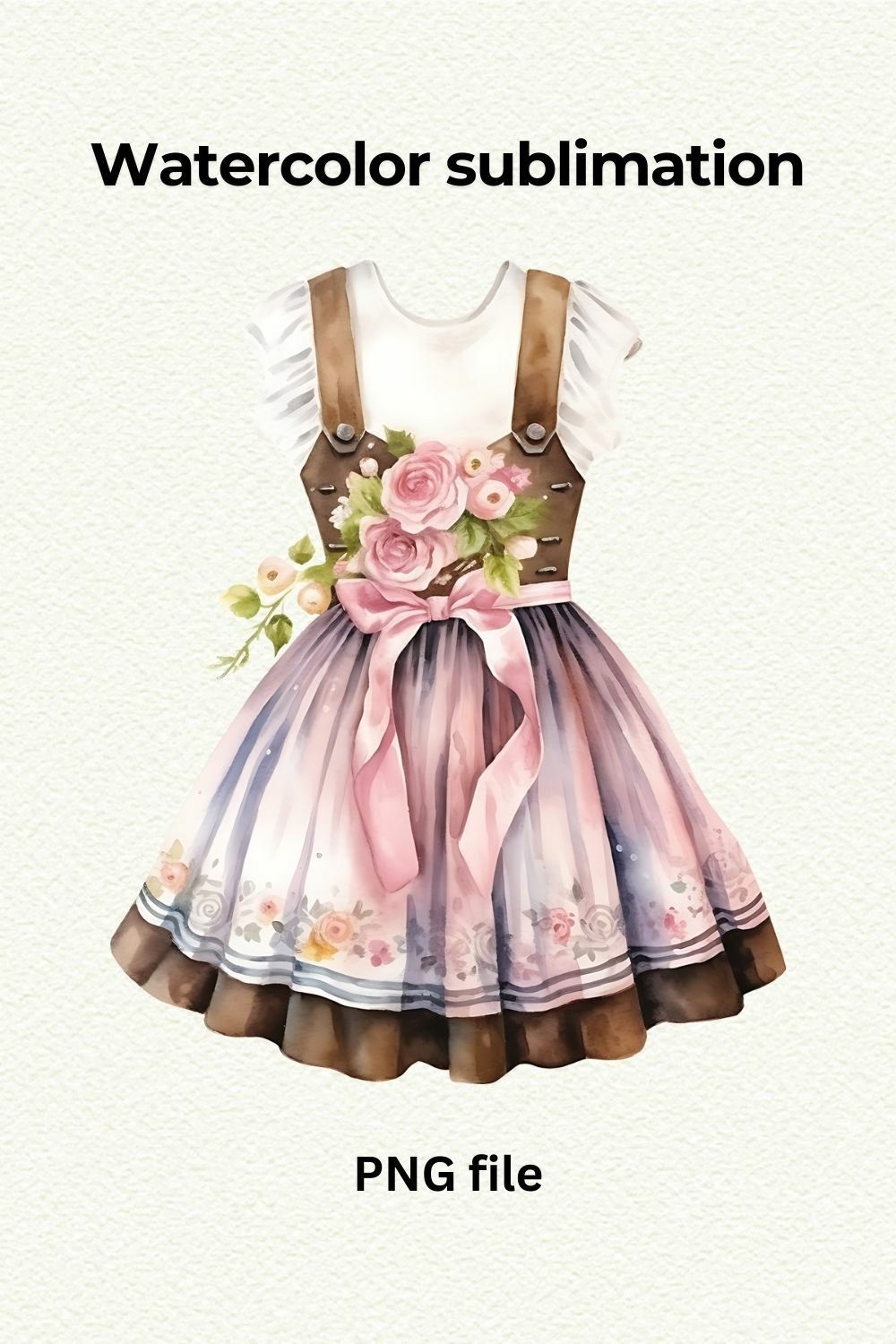 Dirndl PNG - Octoberfest Sublimation Design