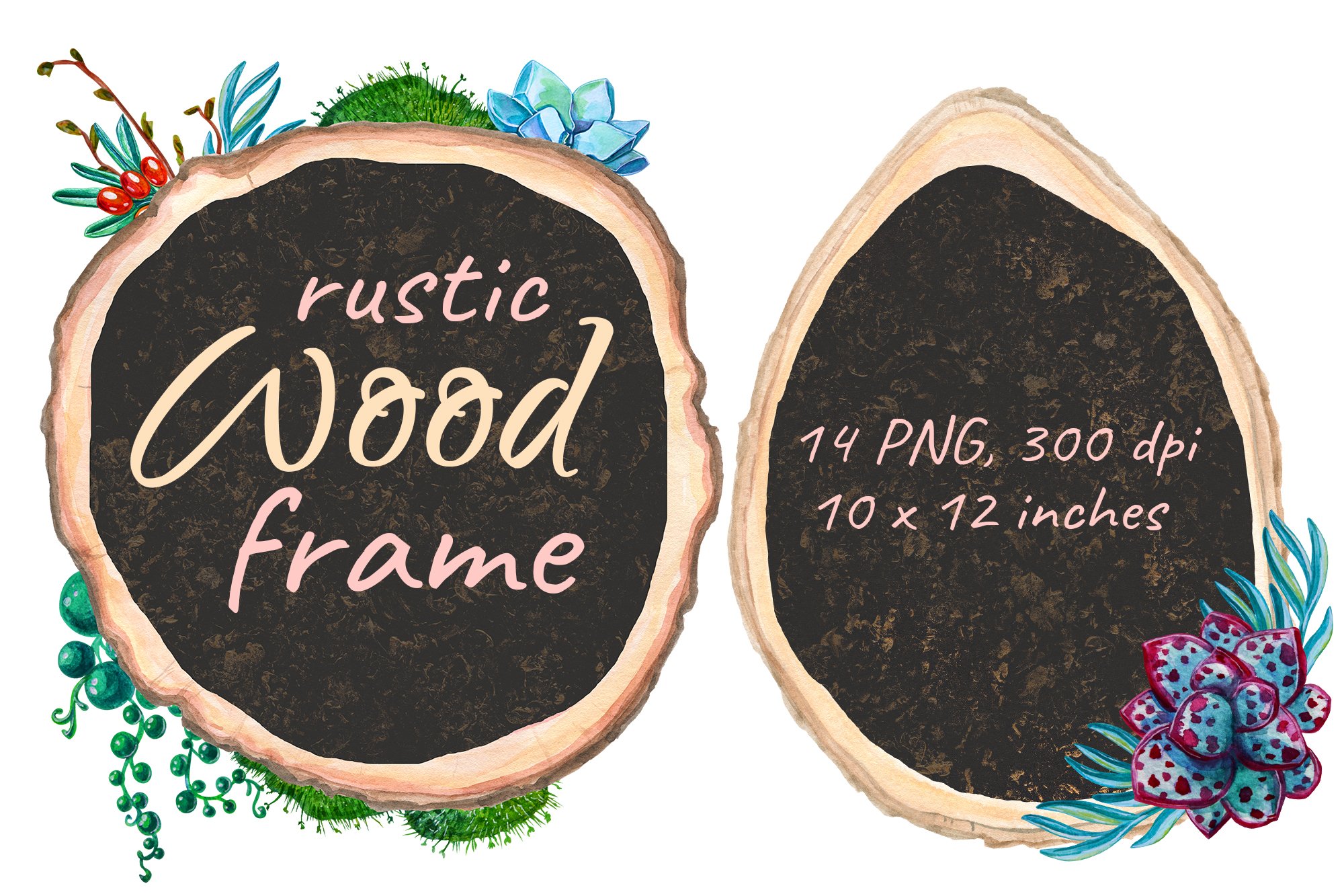 Flower Wood Sign Board Rustic Chalkboard