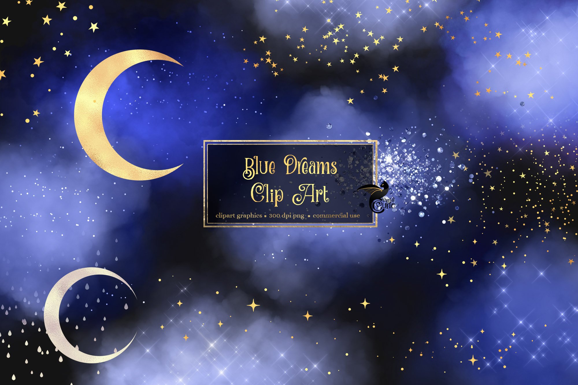 Blue Dreams Clipart