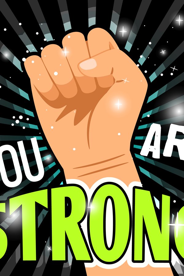 Man power, up fist poster (874524)