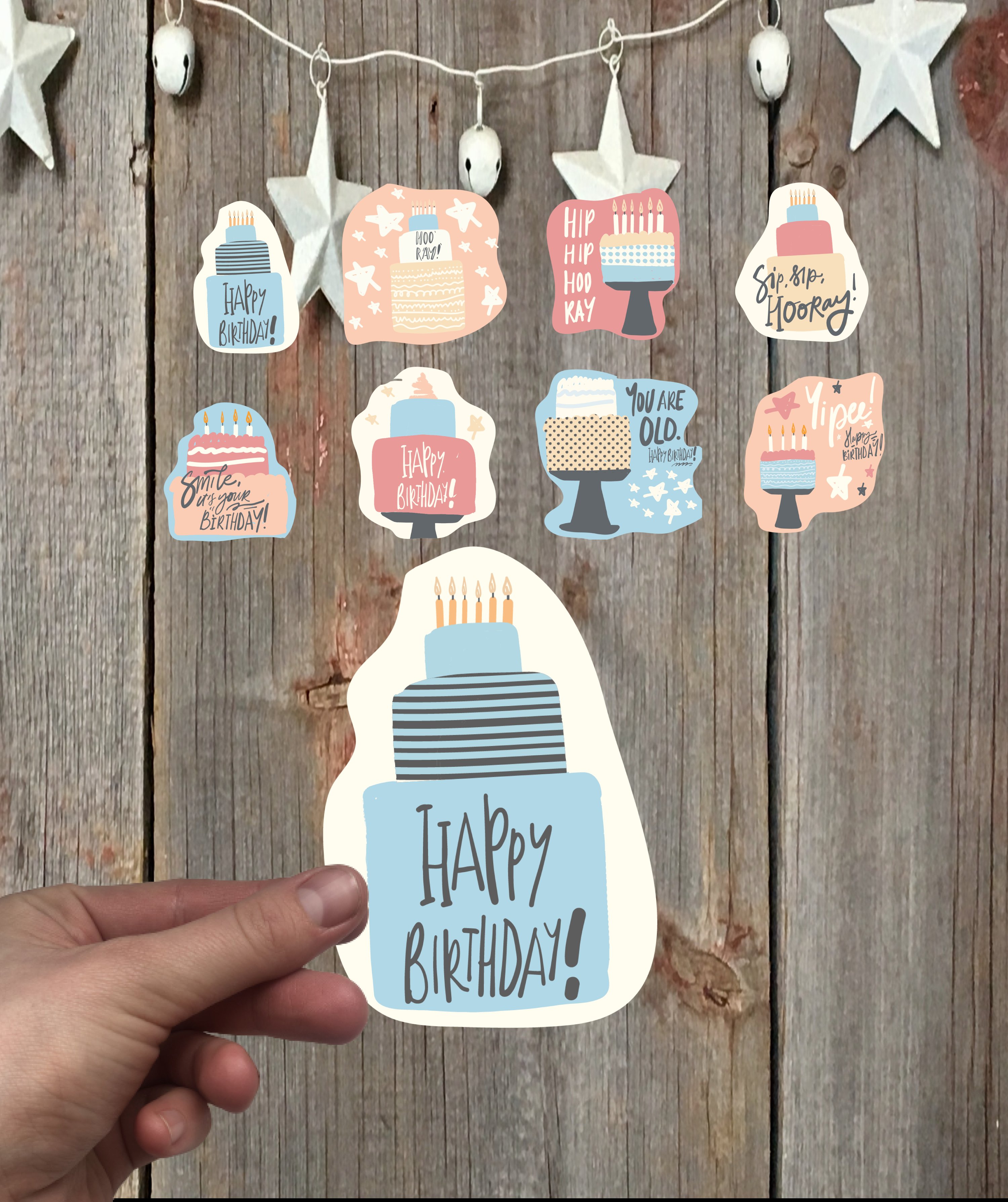 Birthday sticker pack (1471432)