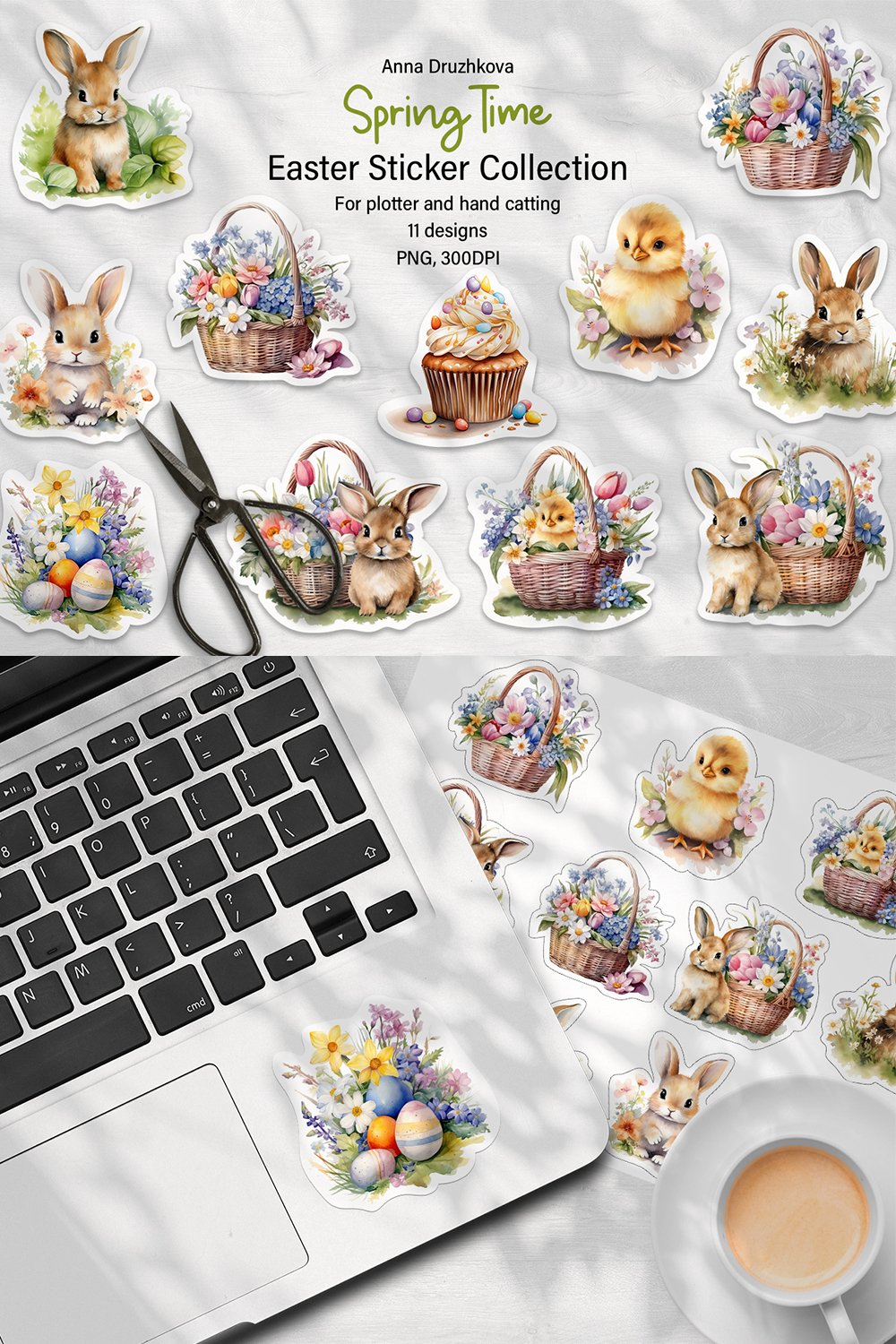 Spring Time Easter Sticker Collection
