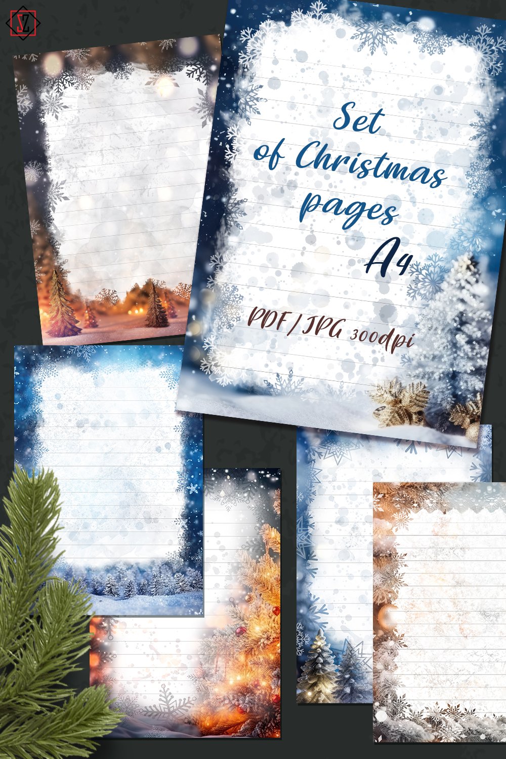 Christmas pages A4
