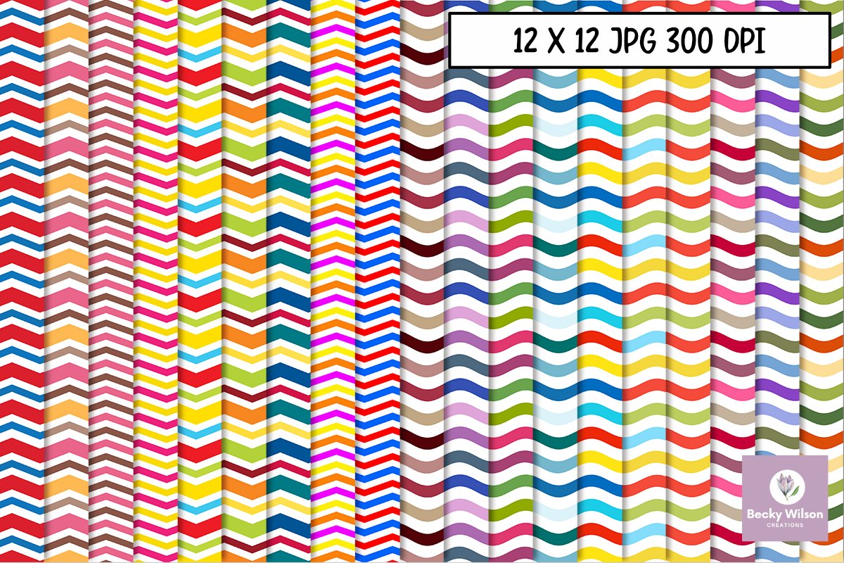 Chevron Paper Pack One