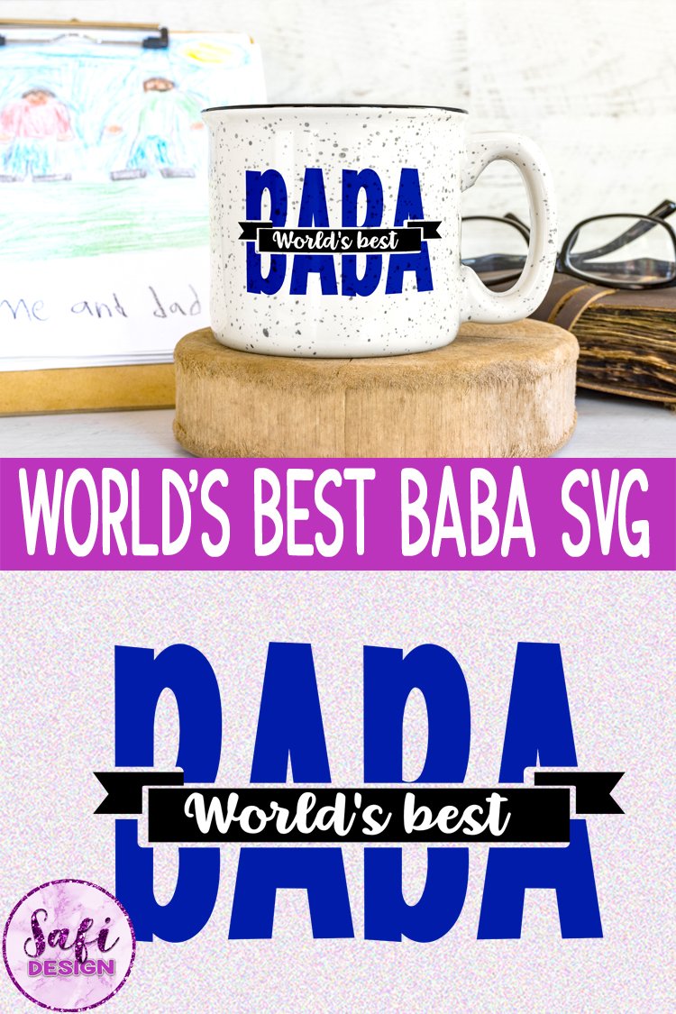 World's Best Baba SVG File