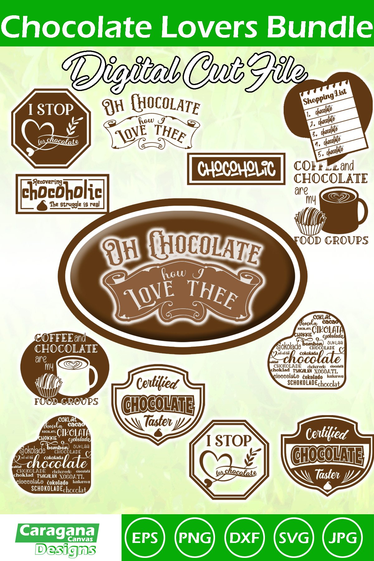 Chocolate Lovers Bundle | SVG cut files
