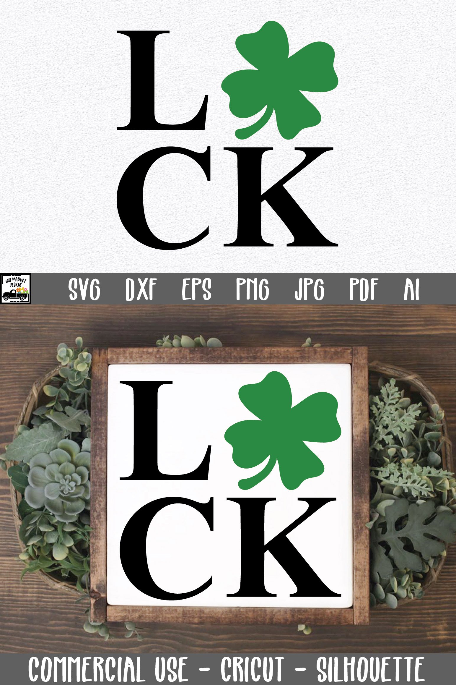 Luck SVG Cut File - St. Patrick's Day SVG File