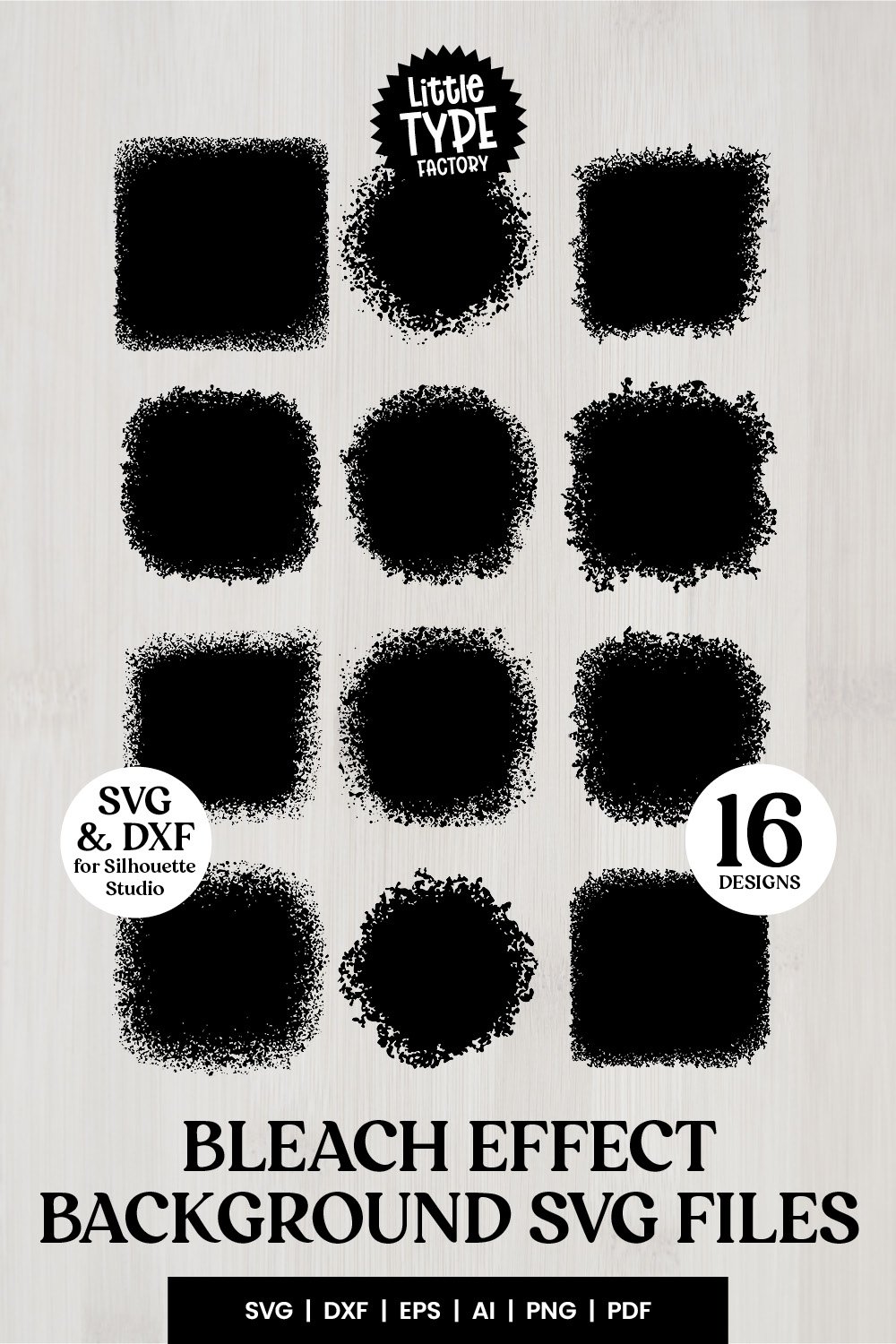 Bleach Effect Background SVGs | for Silhouette Studio