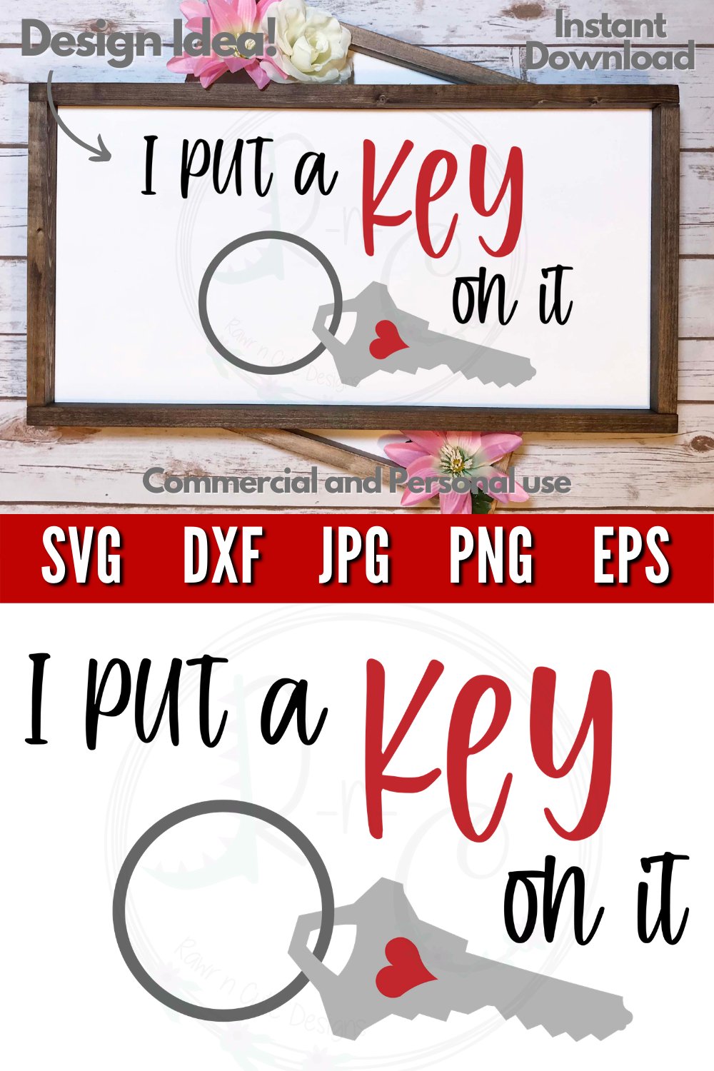 Real Estate I put a Key on it cut files