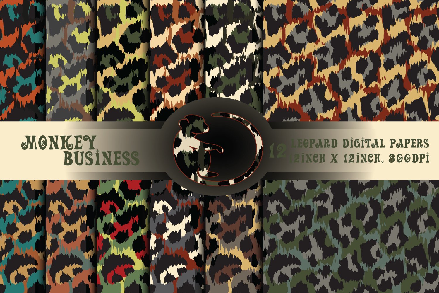 Seamless wallpapers, Digital paper pack, Scrapbook papers