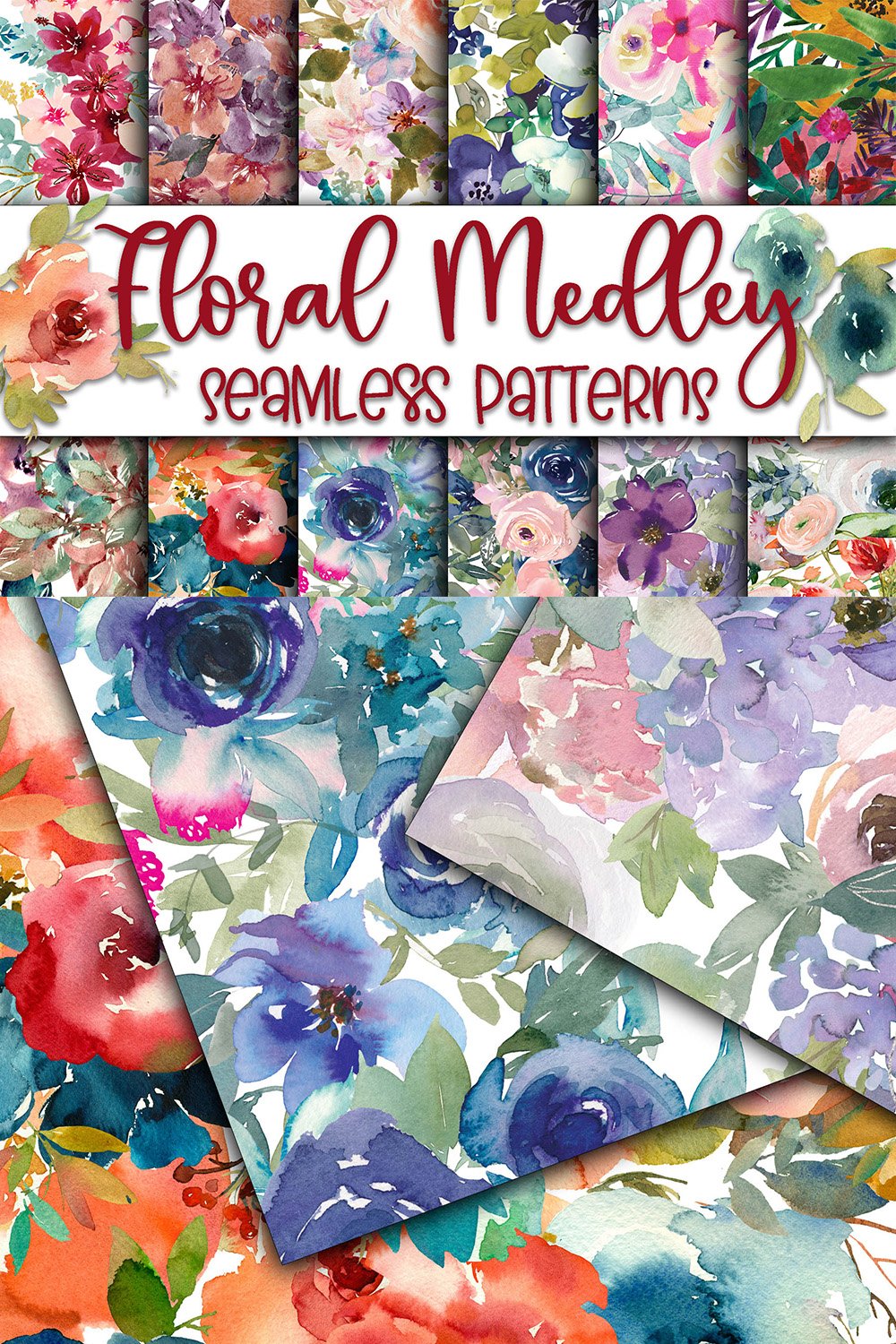 Seamless Floral Digital Paper