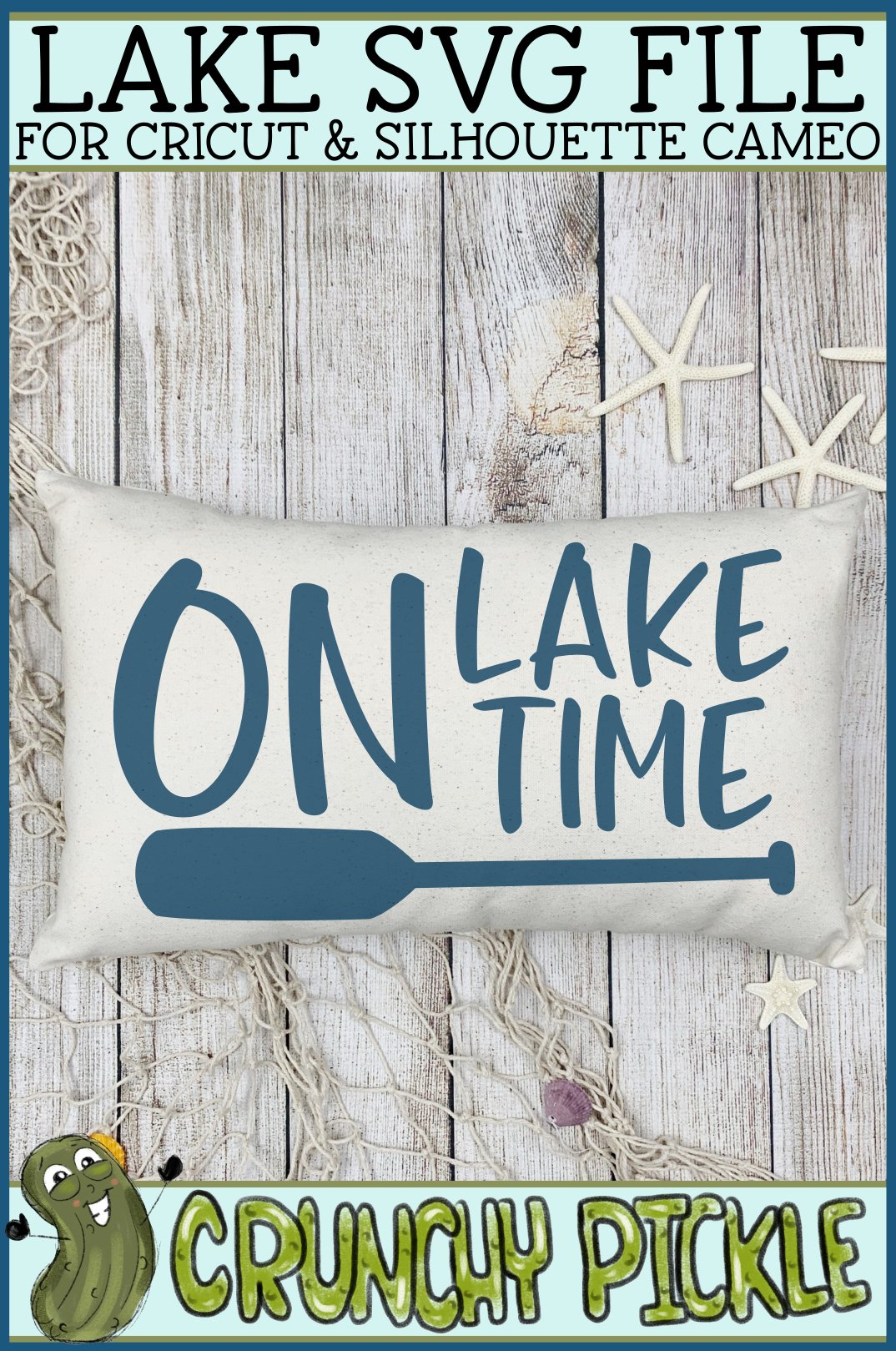 On Lake Time SVG File