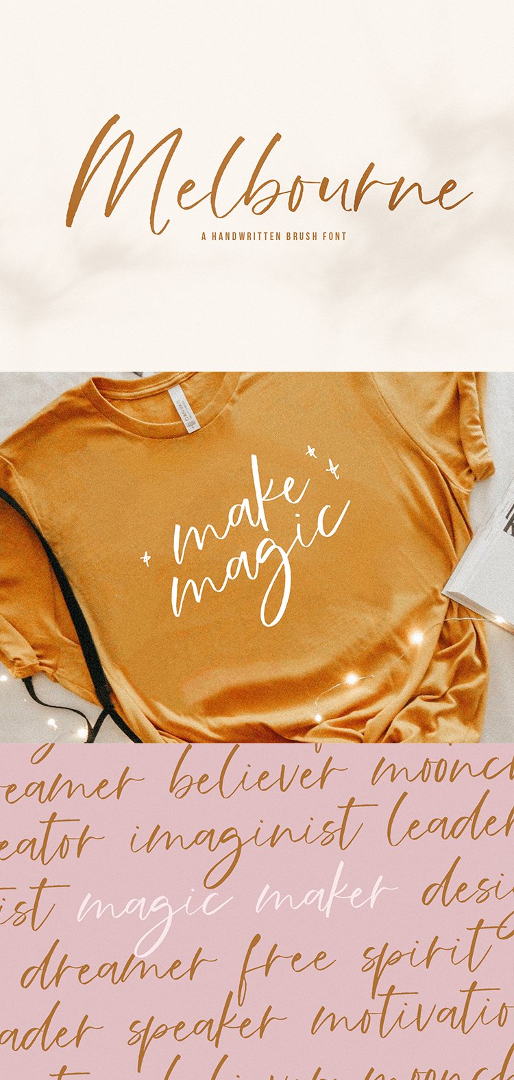 Melbourne - A Handwritten Script Font