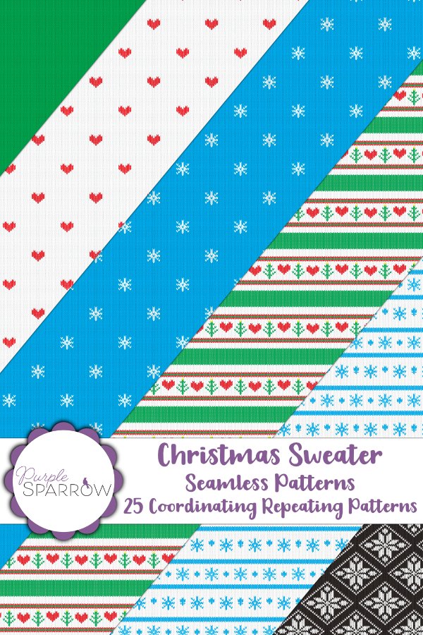 Christmas Sweater Seamless Patterns
