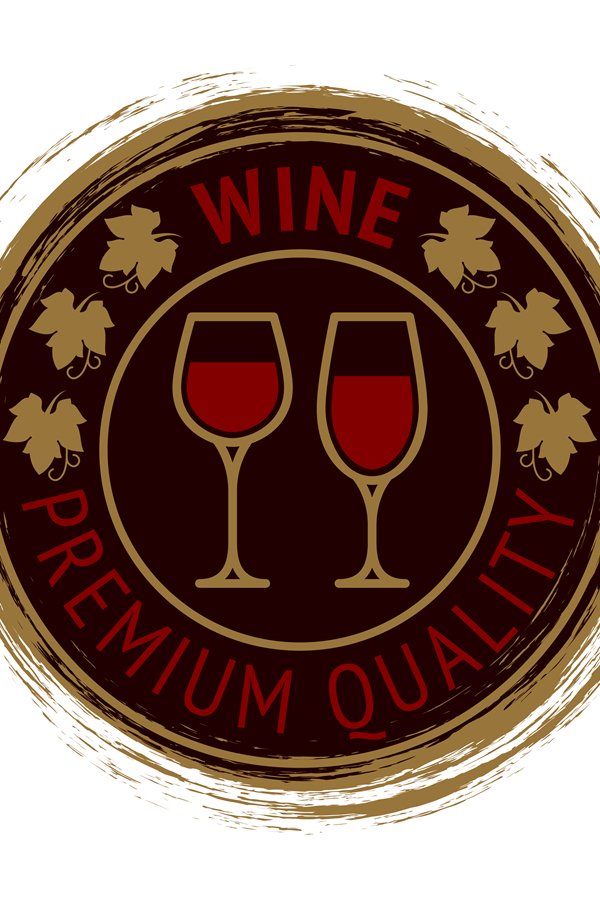 Premium wine logo design