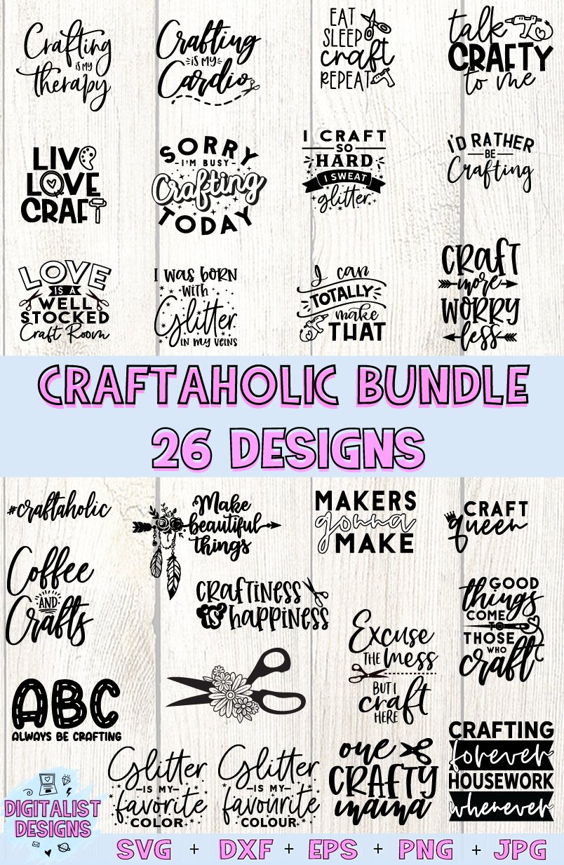 Crafting SVG Bundle | Craft SVG | Crafting Quotes SVG