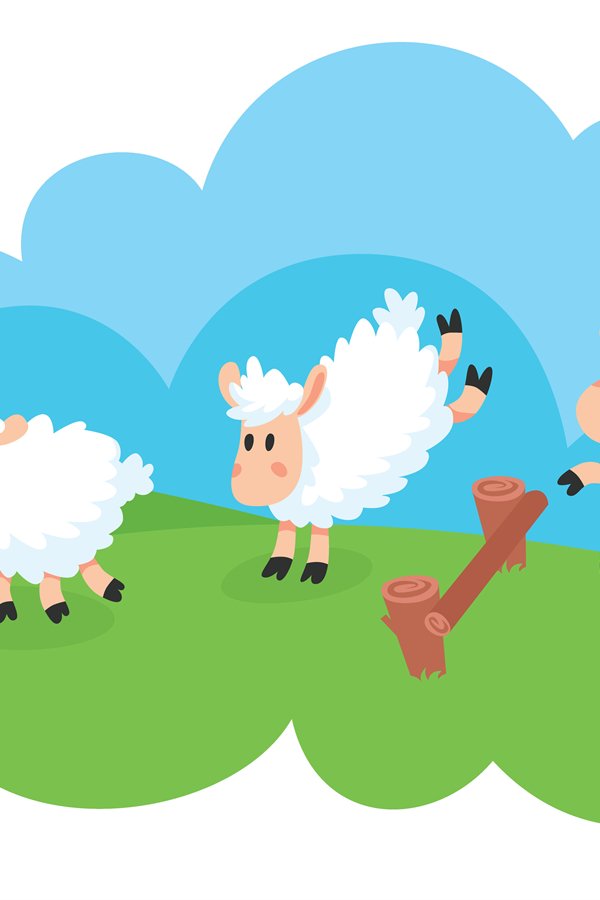 Animated Sheep Jumping
