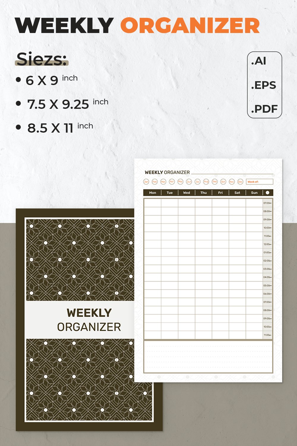 Weekly Organizer | Printable Template
