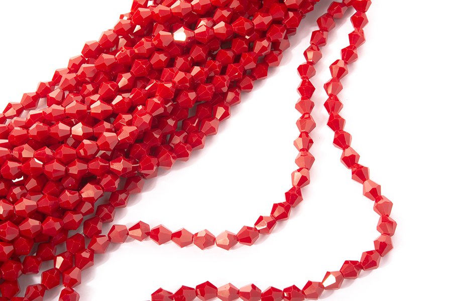 Photo of red Beautiful Sparkle Crystal Beads (863870)