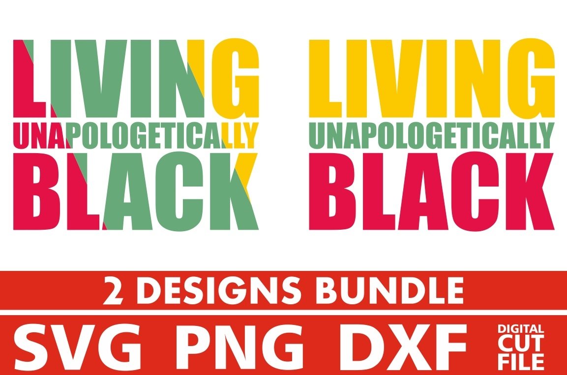 2x Living Unapologetically Black Designs Bundle (873905)