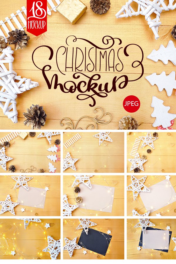 Christmas Mock Up Photos Collection 3