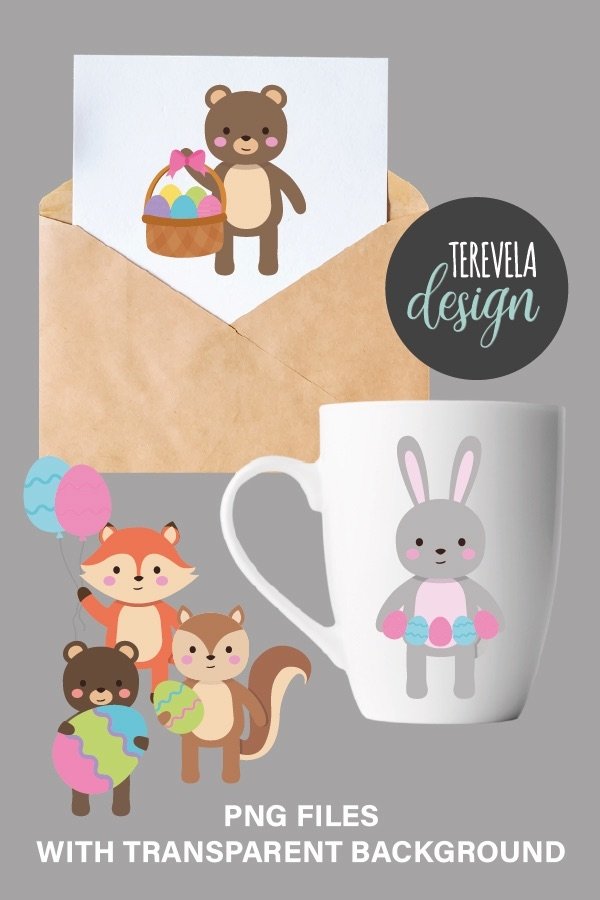 EASTER FRIENDS, EASTER, ANIMAL FRIENDS