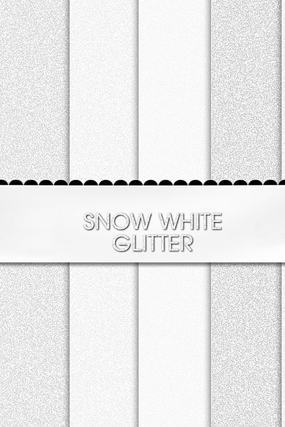 WHITE GLITTER Digital Papers 8 Glitter Textures, Paper Pack