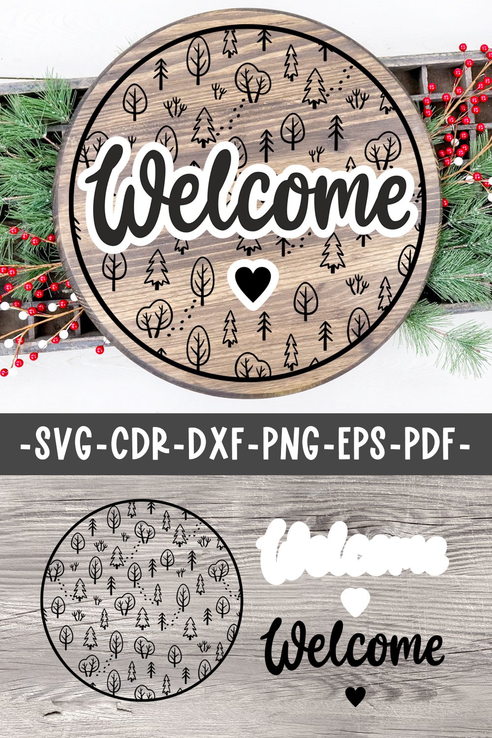 Welcome sign svg Round sign svg Door signs svg Welcome svg