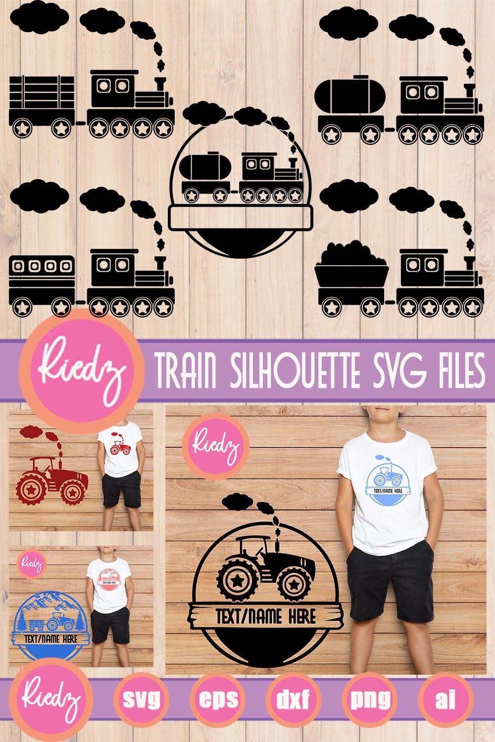 Train Svg Bundle for Cricut Crafts, Dxf for Silhouette cameo