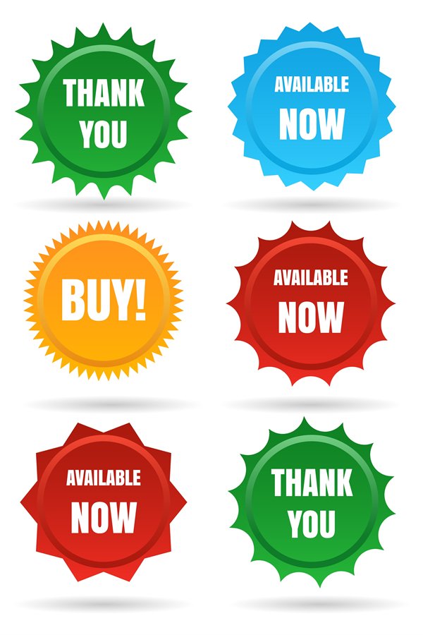 Sale star shape badges