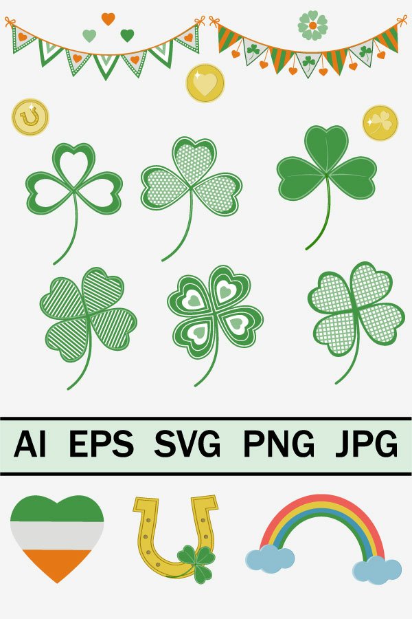Set of St. Patrick's day clip art