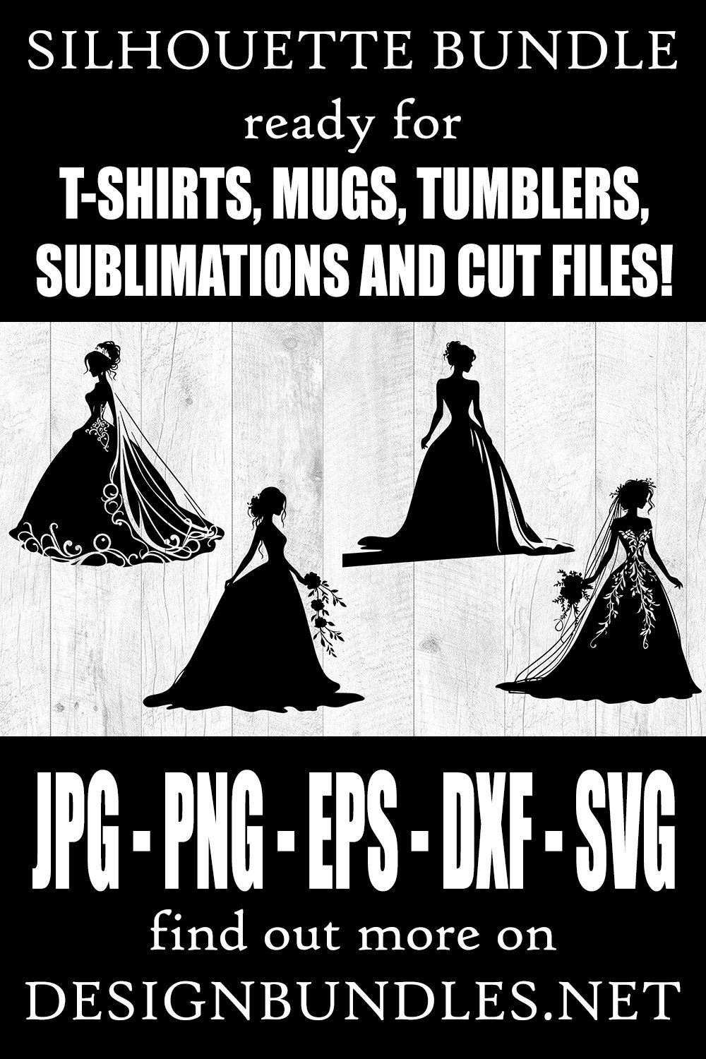 Bride Silhouettes SVG EPS PNG (2926432)