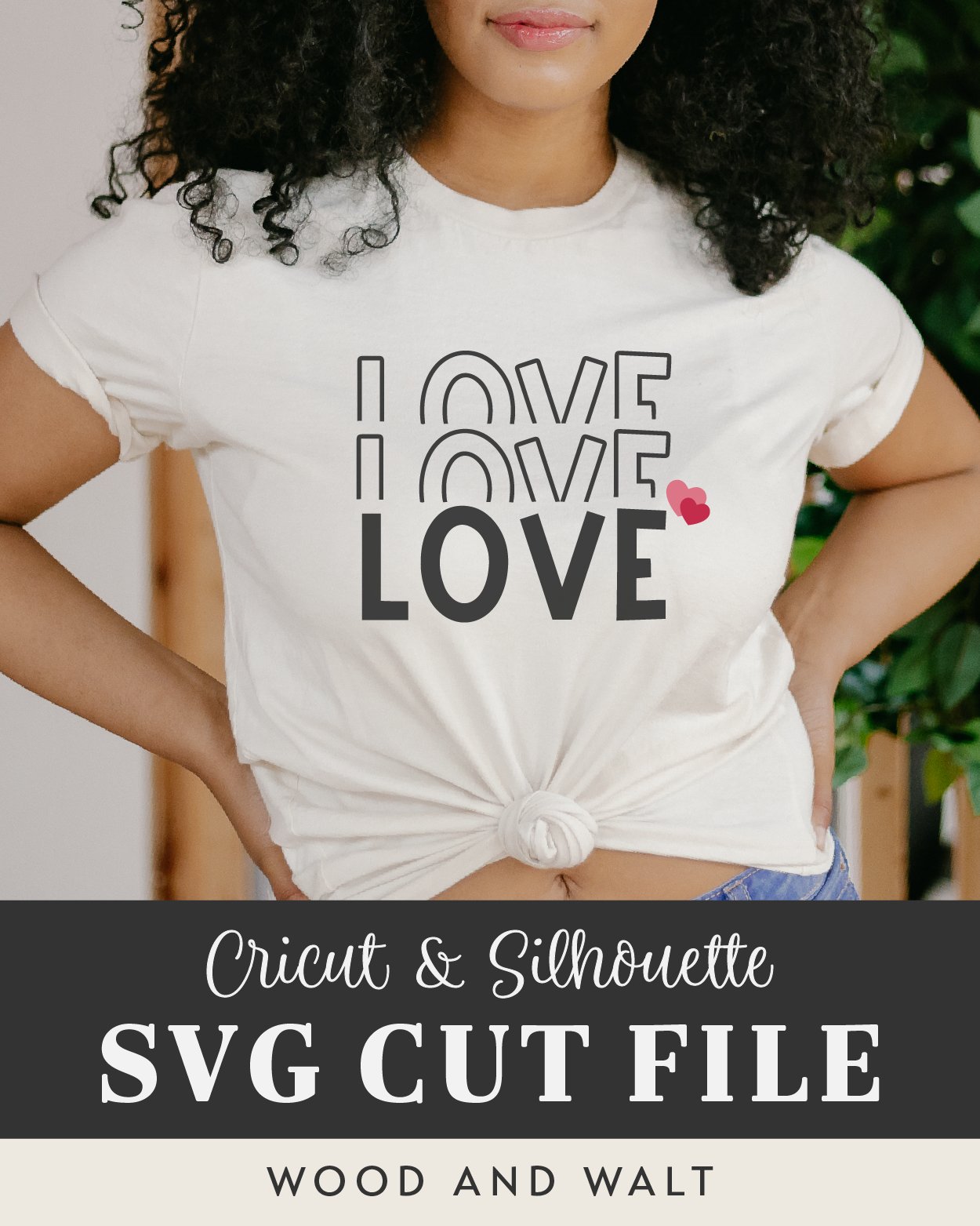 Love Stacked SVG | Valentine's Day SVG