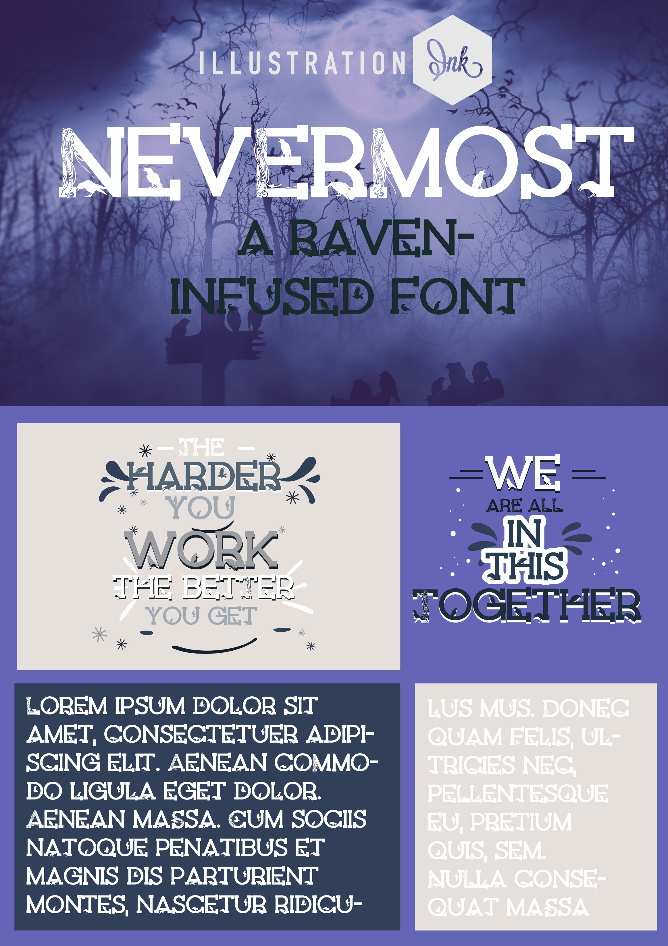 Hand-crafted, Halloween font