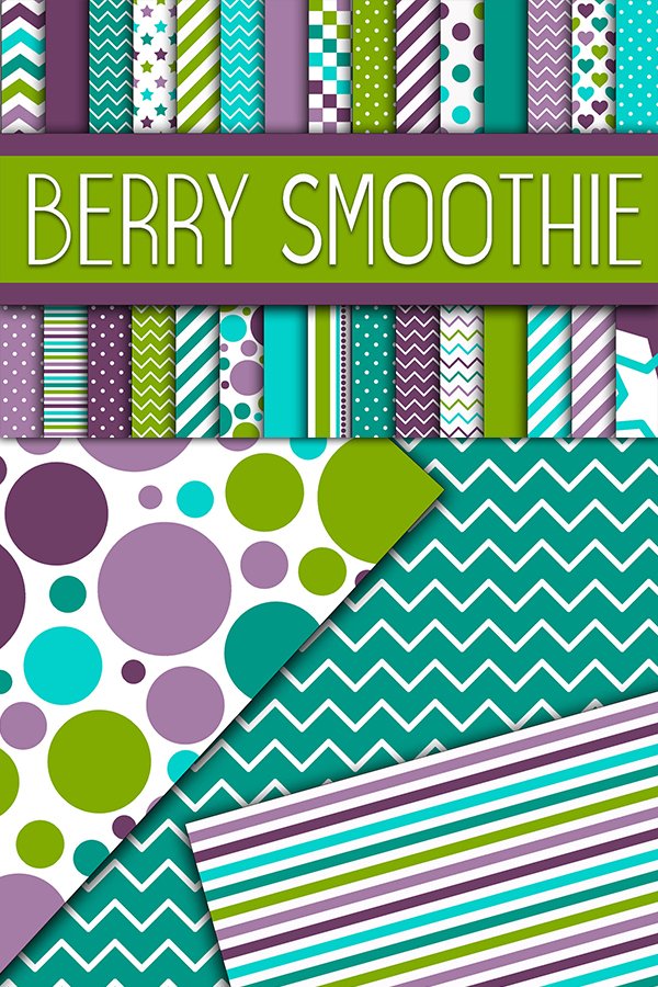 Berry Smoothie Digital Paper