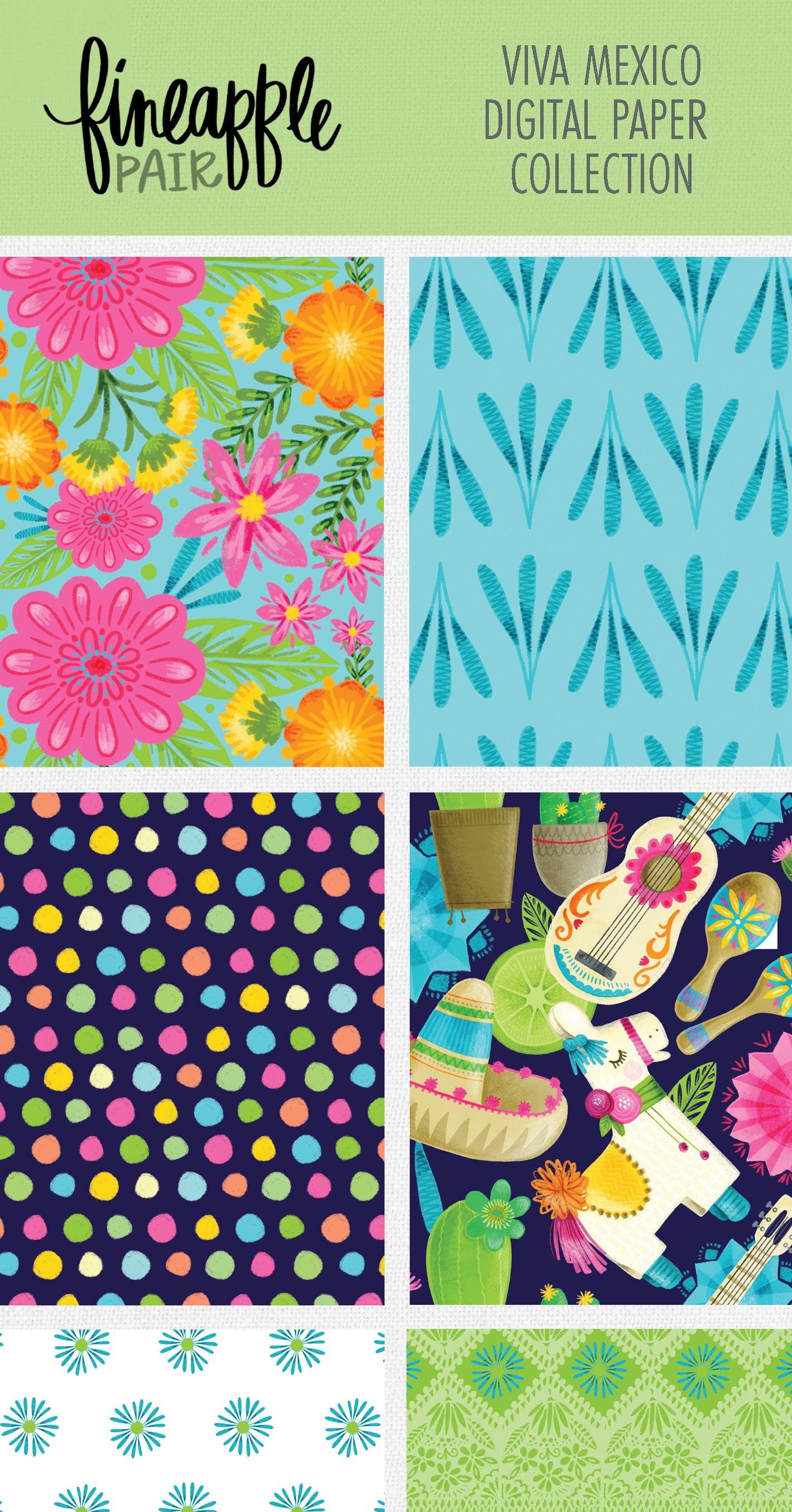 MEXICAN FIESTA Digital Paper (1226265)