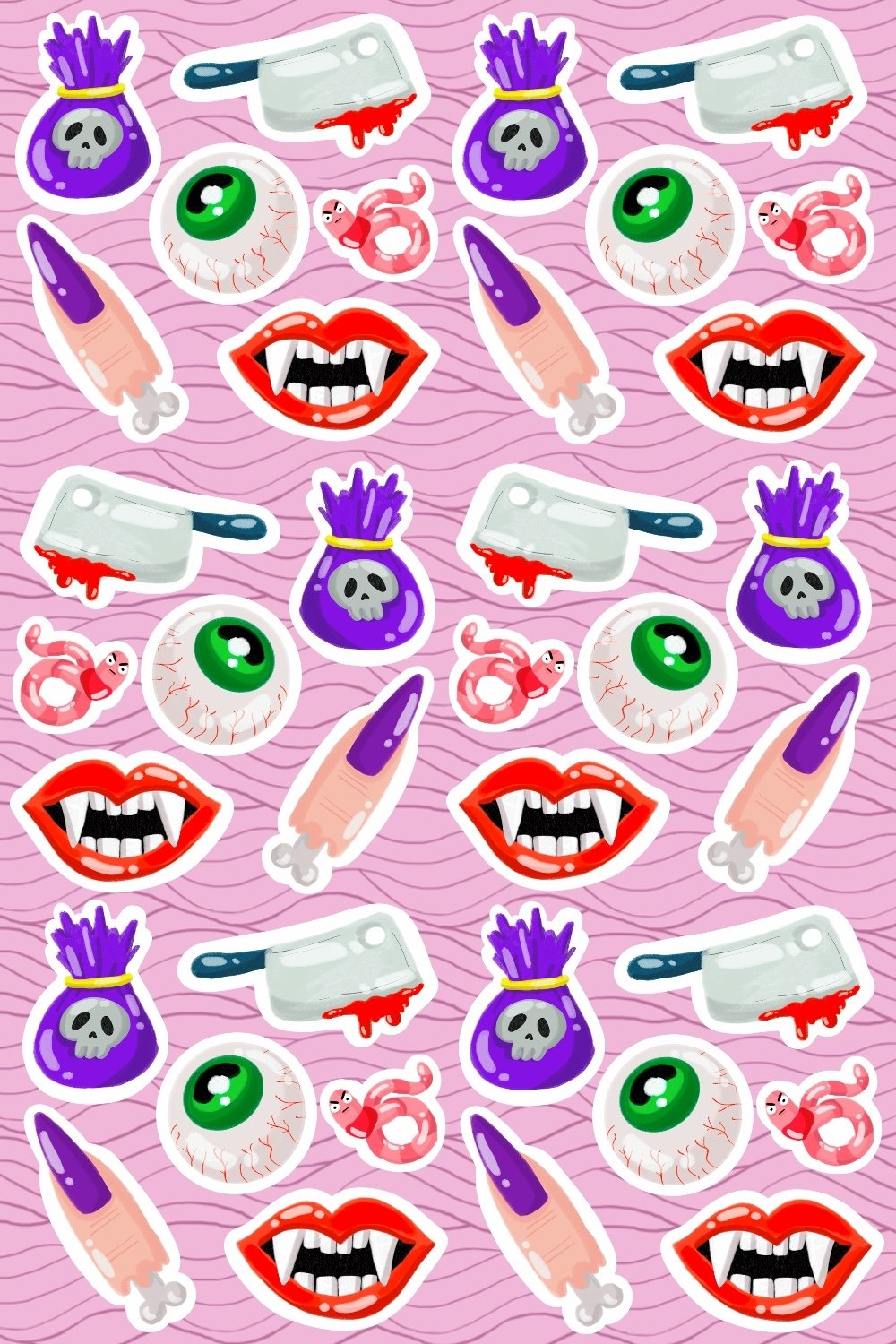 Halloween Stickers Bundle-Printable Halloween-Stickers-Fall