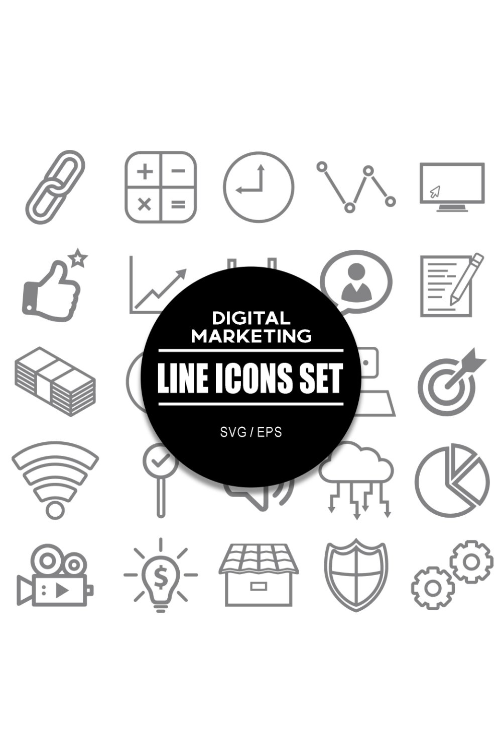 Digital Marketing Icon Set (2437271)