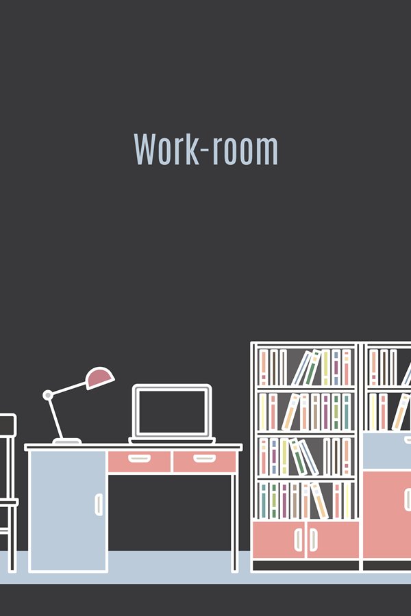 Work room interior design