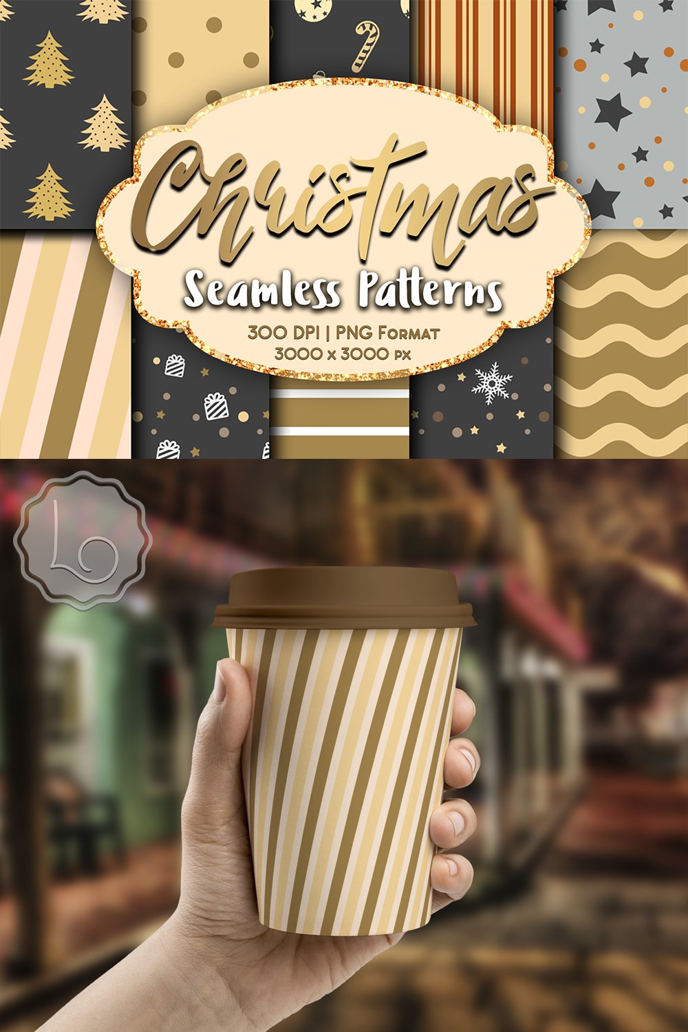 10 Christmas Seamless Patterns