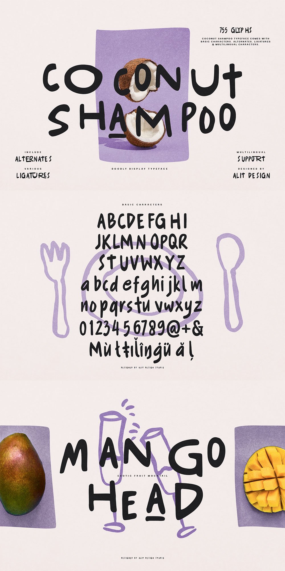 Coconut Shampoo Typeface