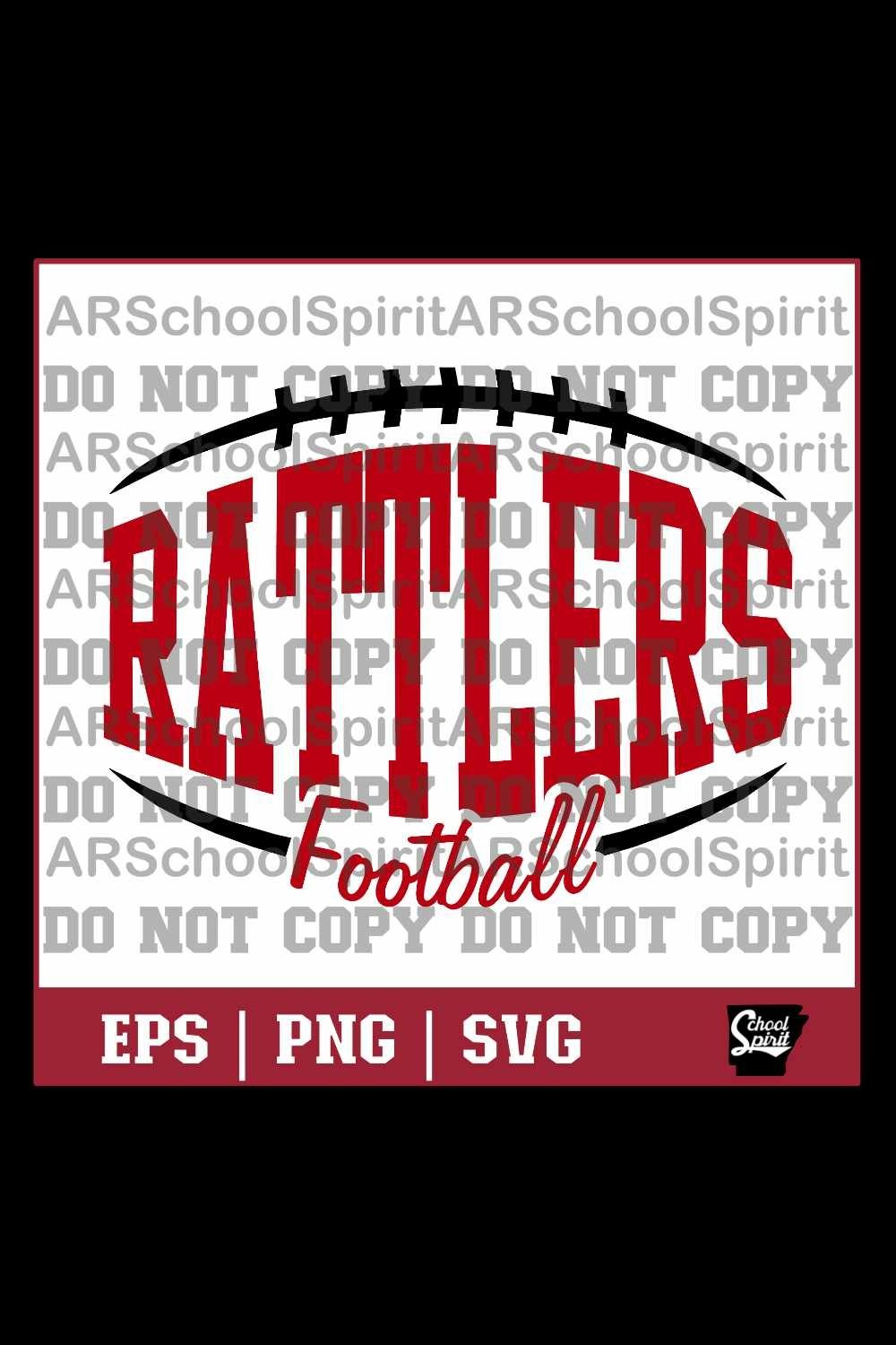 Rattlers Football SVG Shirt Design